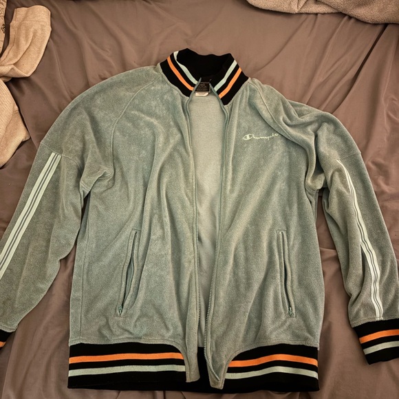 Champion | Jackets & Coats | Champion Mens Light Blue Varsity Jacket ...